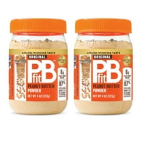 PBfit Pure All-Natural Dry Peanut Butter Powder with Sugar, 30 oz Jar ...