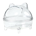 Small Animal Sand Bath House 12x12x11cm 2-in-1 Toilet & Hideout for ...