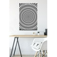 Zebra Stripe Optical Illusion Wall Poster, 22.375" x 34" - Walmart.com