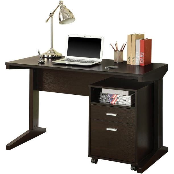 Coaster Company 2-Piece Desk Set with File Cabinet, Cappuccino ...