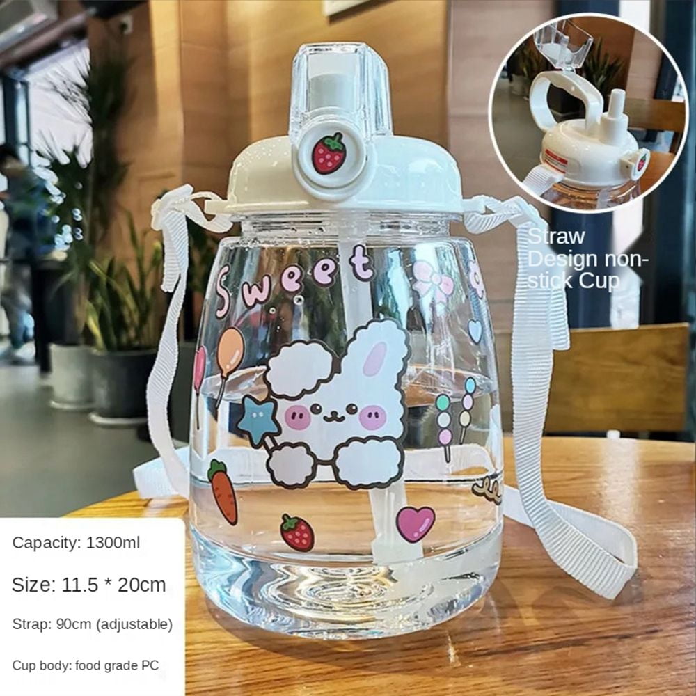 Plastic Creative Summer Outdoor For Children Cartoon Kids Water Bottle ...