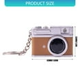 Creative Miniature DSLR Camera Glowing Keychain Featuring Flashing ...