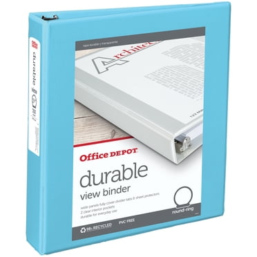 Angler\'s Catalog/Magazine Binder, 11 x 9 1/2, Clear Front, Navy Blue ...