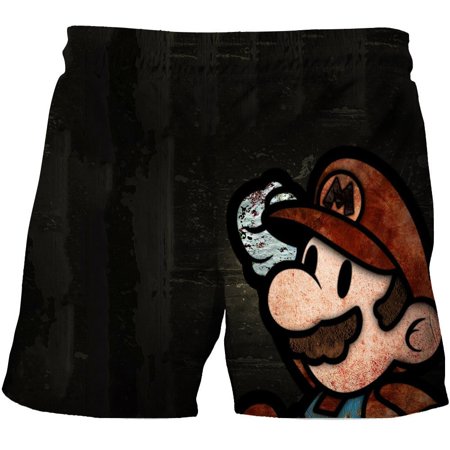 Super Mario Beach Pants, Mario Luigi Yoshi Swimming Trunks, Cartoon ...