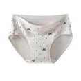 akafmk Plus Size Womens Cute Briefs Mid Rises Plain Cottons Stretch ...