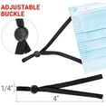 Lelaffet 100 PCS Adjustable Elastic Straps for Masks with Buckle ...