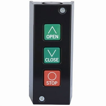 Liftmaster 02103 Control Station 3 Button Indoor Surface Mount Open ...