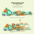 KY Transport Car Carrier Truck Toys for 2 3 4 5 Years Old Kids, 30in ...