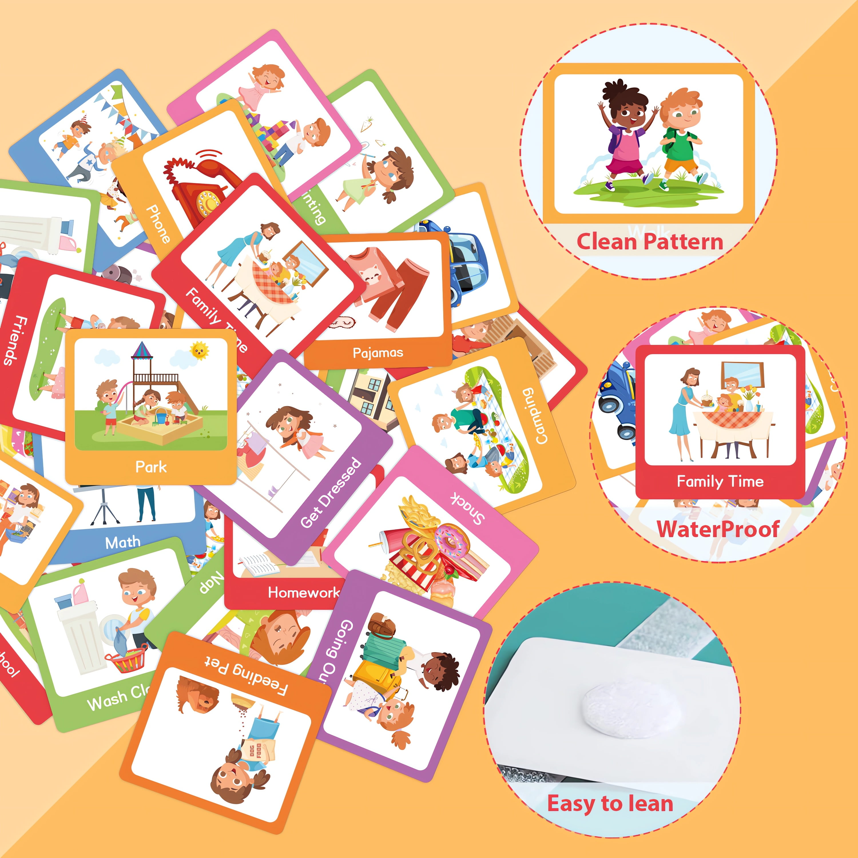 Visual Schedule for Children, Chore chart for Kids Non-verbal ...