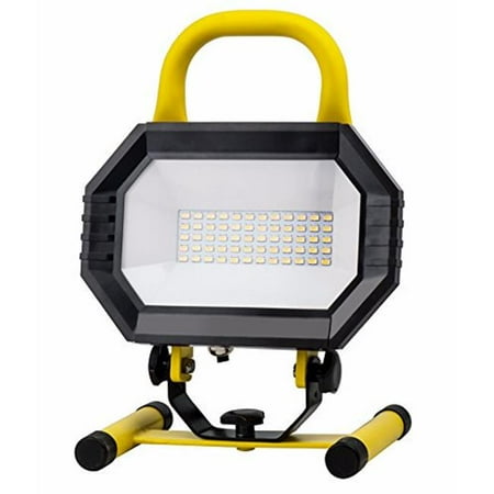 Elitco Lighting PWL5003Y 30W 4000K LED Portable Work Light, Yellow ...