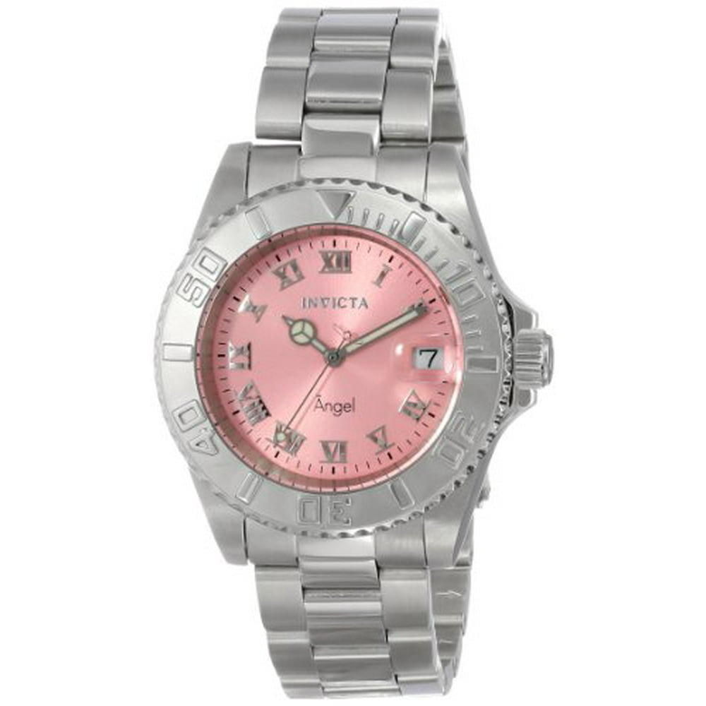 Invicta - Invicta Women's 14360 Angel Analog Display Pink Dial Swiss ...
