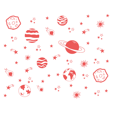 Vinyl Kids Bedroom Living Room Volcano Hot Magma Lava Cartoon Design ...