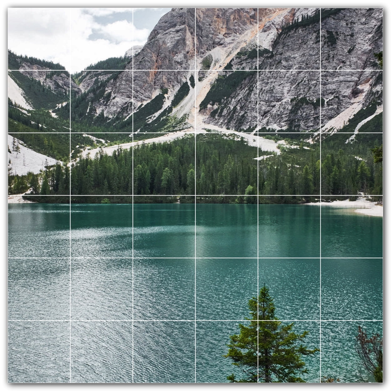 Picture-Tiles.com: Mountains Ceramic Tile Wall Mural WAL500870-66L. 48 ...