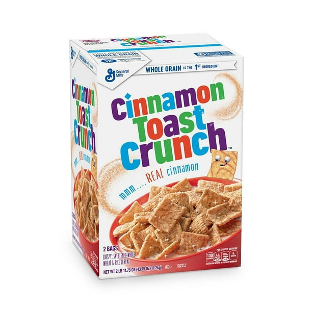Cinnamon Toast Crunch Cereal, Natural Flavor (49.5 oz.) - Walmart.com