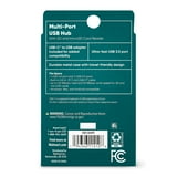 Onn+ USB 3.0 Hub with 5 Ports, SD and microSD Card Reader, USB-C ...