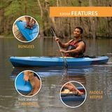 Lifetime Charger 10 ft Sit-Inside Kayak with Paddle, Seaside Dualtone ...