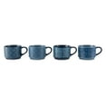 Thyme & Table Blue Floral and Geometric Stackable Mugs 11.1 fl oz Stoneware Set of 4 - Walmart.com