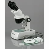 AmScope 10X-30X Binocular Stereo Microscope with 2 Halogen Lights ...