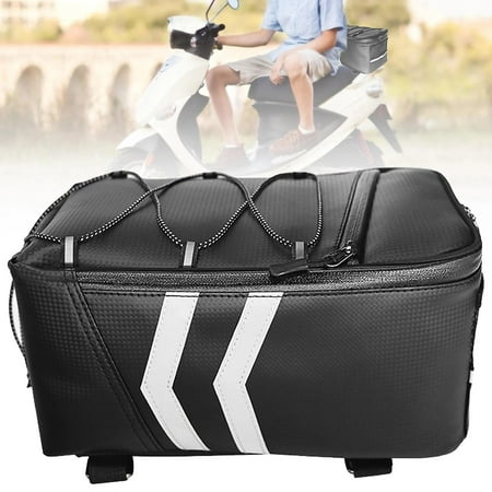 Bike Bicycle Carrier Bag Rear Rack Bike Trunk Bag Luggage Pannier Back ...