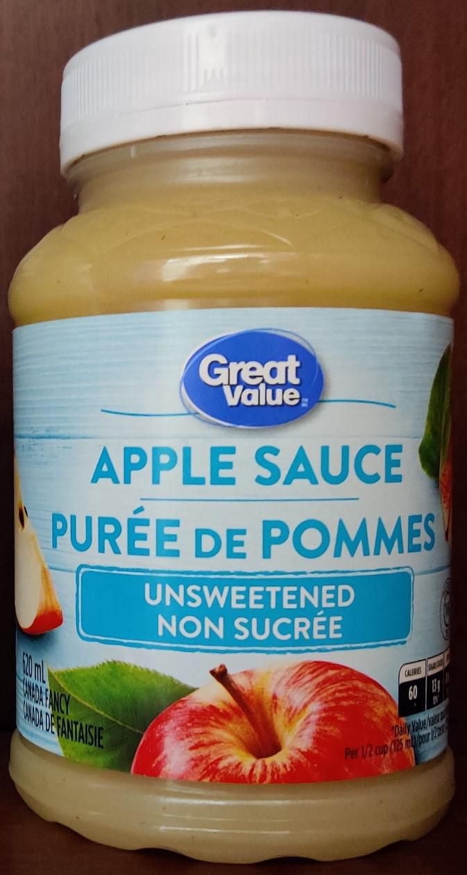 Great Value Unsweetened Applesauce - Walmart.ca