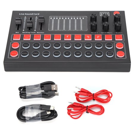 Ccdes M9 Sound Card Set BT Microphone Live Broadcast Equipment Comp ...