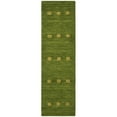SAFAVIEH Himalaya Derbhile Solid Wool Area Rug, Green, 4' x 6 ...