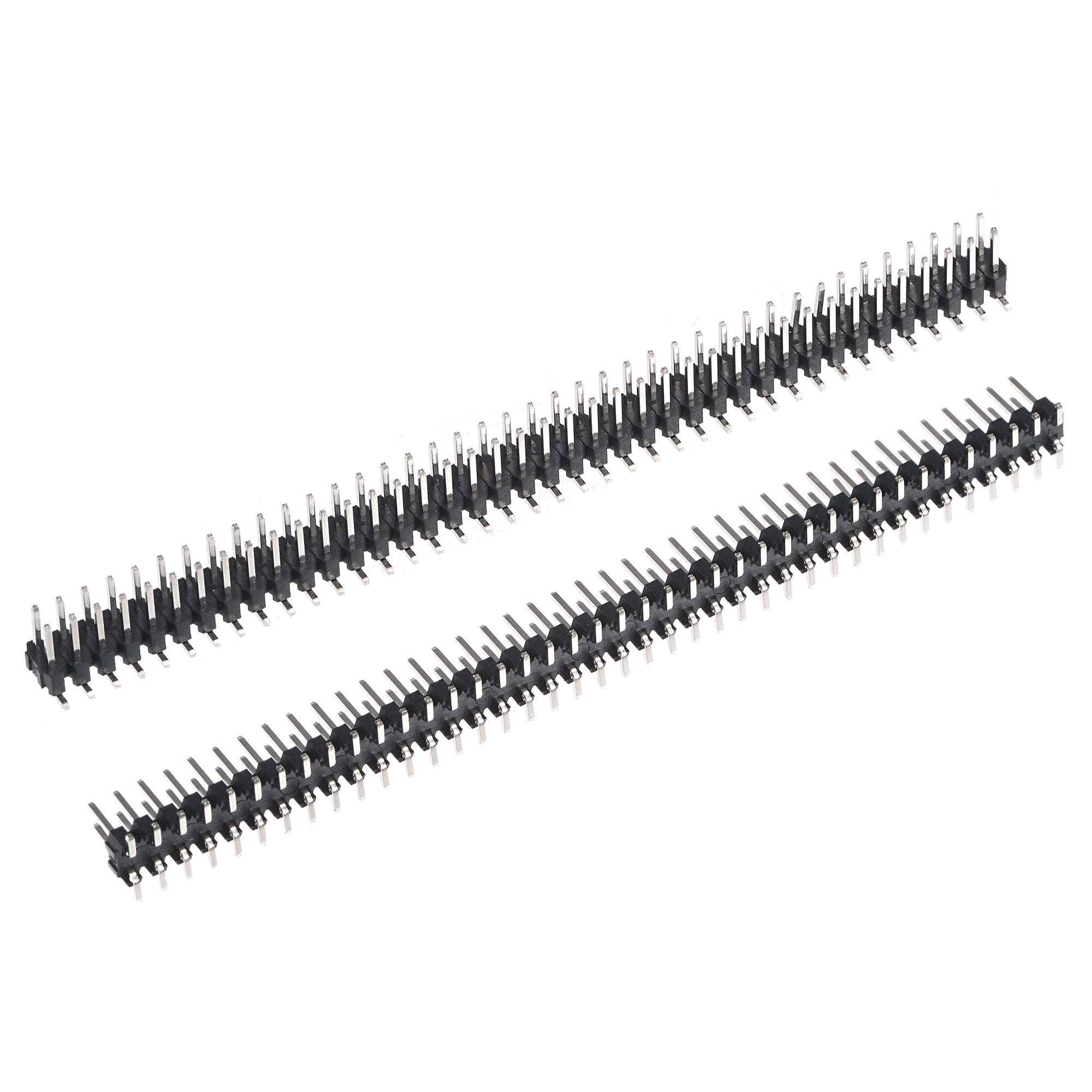 Uxcell Surface Mounted Devices Header Pin Strip 80P 2 Row 2mm Pitch ...