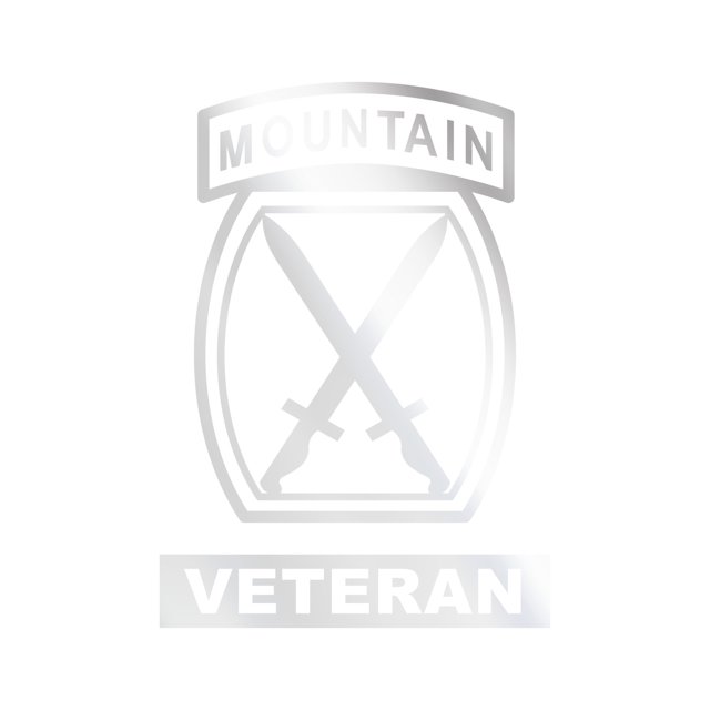 10th Mountain Division Veteran Sticker Decal Die Cut - Self Adhesive ...
