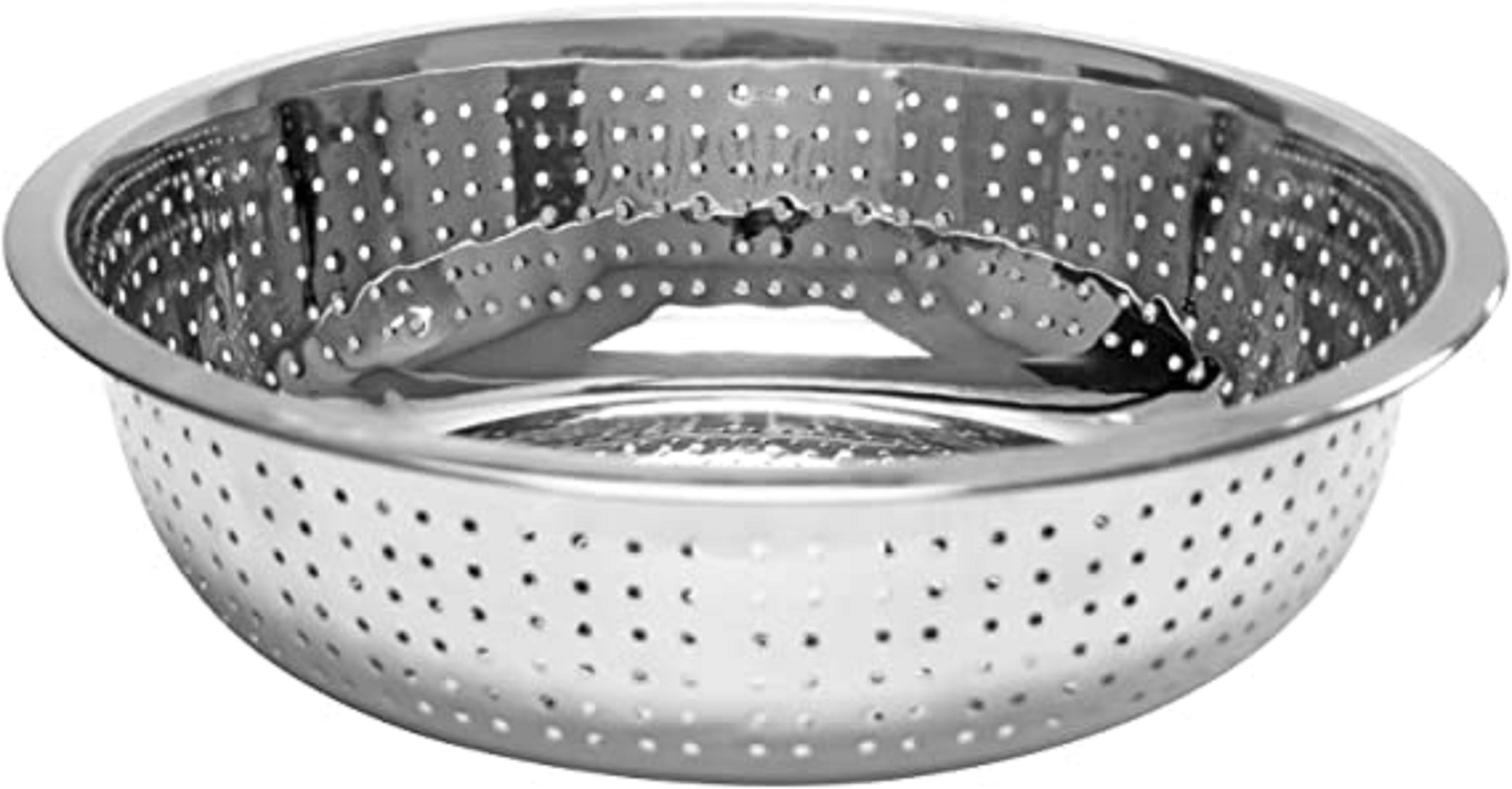 Truecraftware - 11- inch Stainless Steel Chinese Colander with 2.0 mm ...