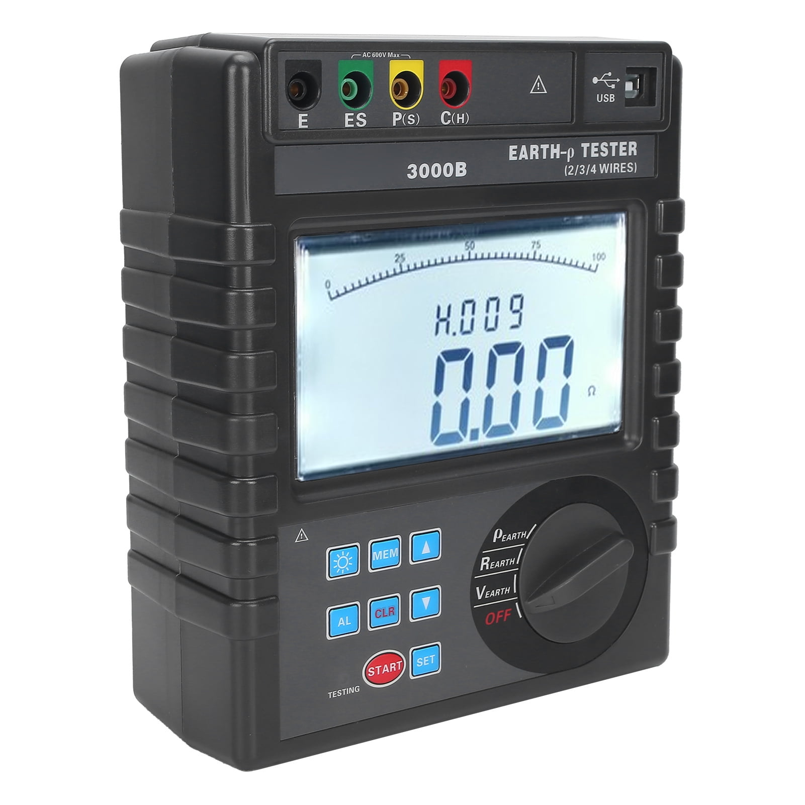 Earth Resistance Tester Grounding Resistance Tester Nepal | Ubuy