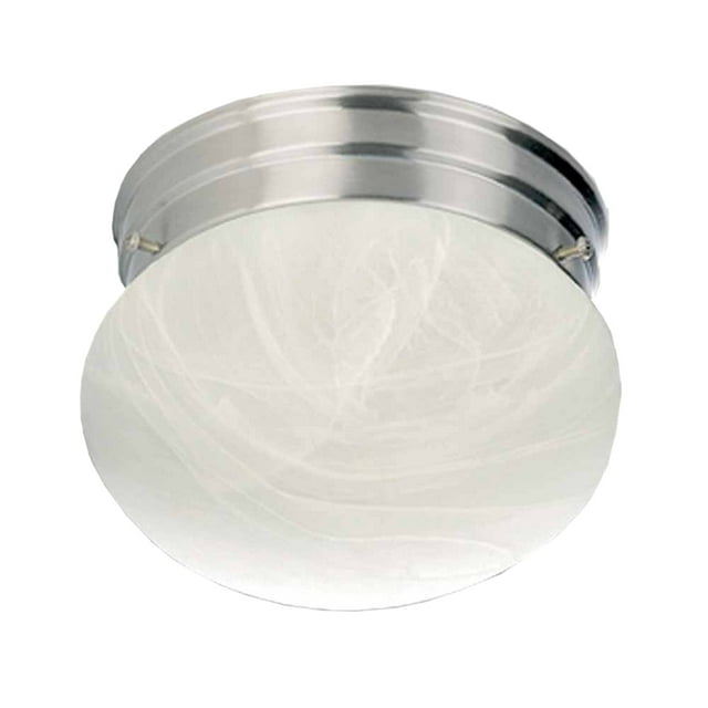 Contemporary Flush Mount Ceiling Fixture With Two 13 Watt Gu24 Type ...