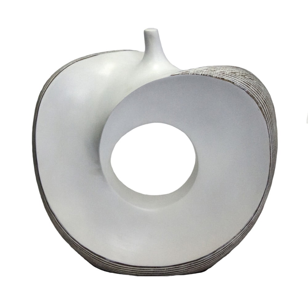 Glossy White Resin Tabletop Sculpture - Walmart.com