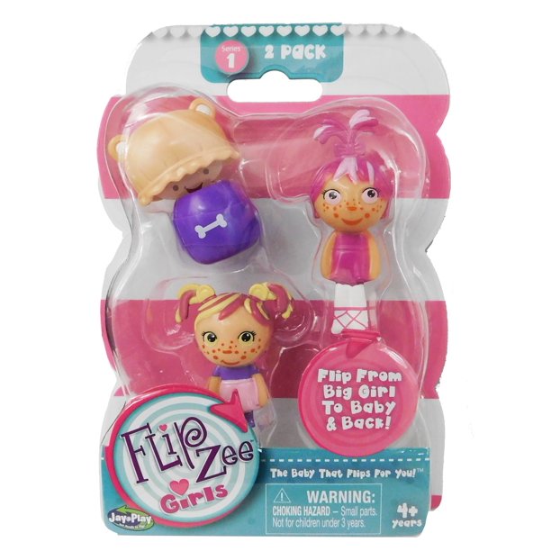 Flipazoo Flipzee Girl 2 Pack Collectible - Walmart.com - Walmart.com