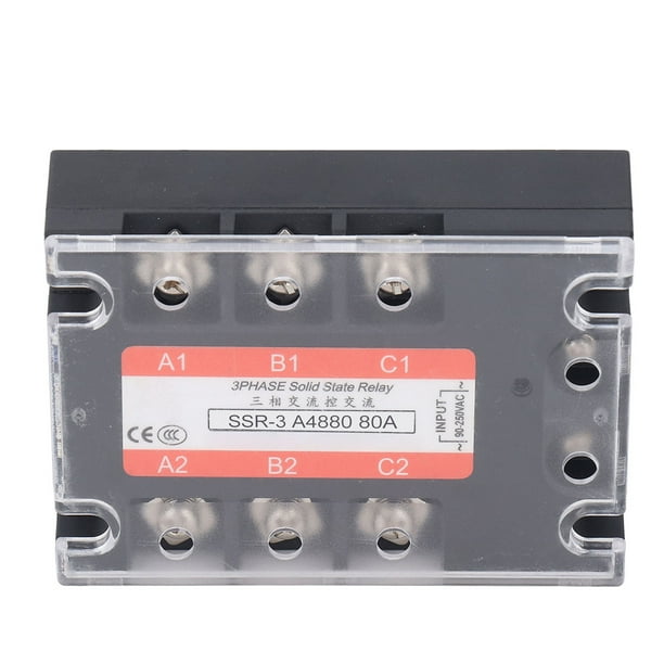 3 Phase Solid State Relay, Rugged Structure AC To AC SSR Module ...