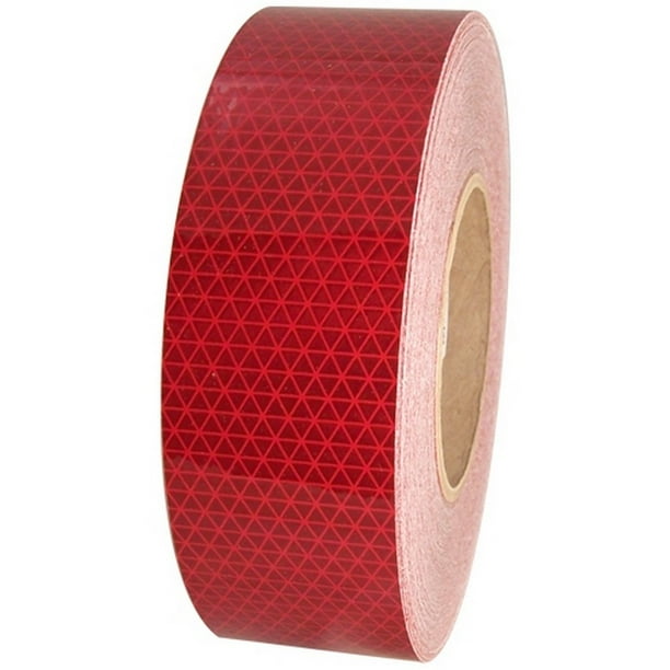 Red Oralite Retroreflective Tape 5 Year 2 X 50 Yard Roll Red - Walmart.com