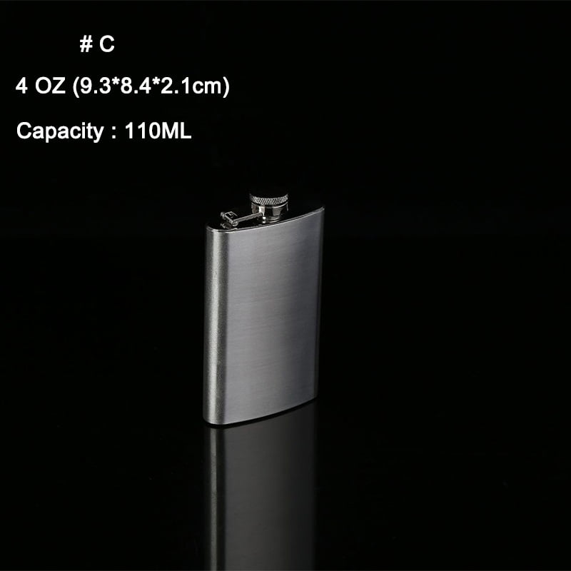 Final promotion!Portable Stainless Steel Liquor Flask for Wine Alcohol ...
