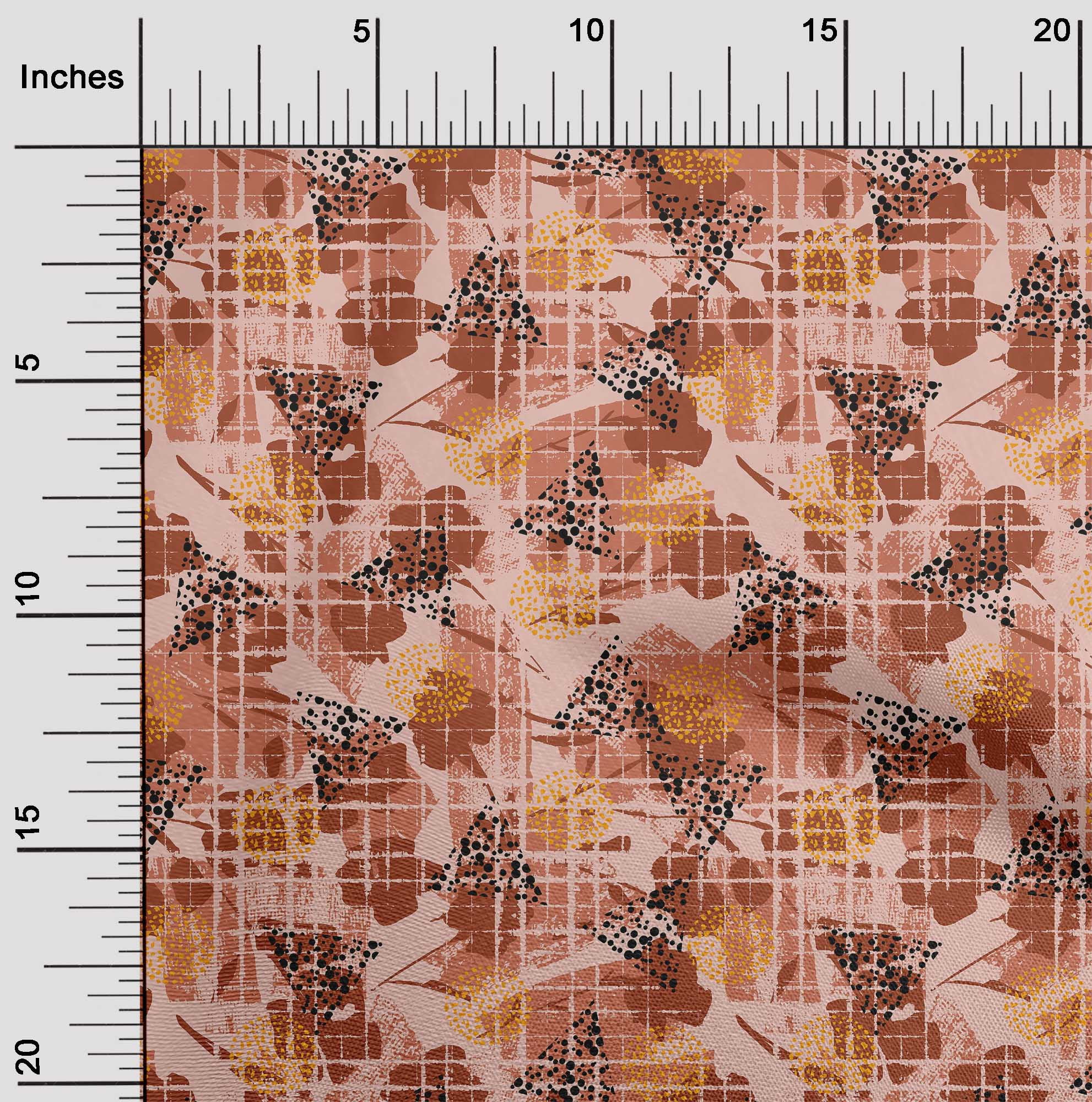 oneOone Silk Tabby Light Pink Salmon Fabric Geometric Diy Clothing ...