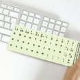 1 Sheet Glow In The Dark Keyboard Sticker Keyboard Replacement Sticker ...