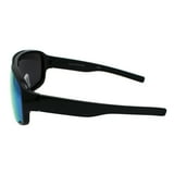 Square Shield Sunglasses Oversize Semi-Rimless Goggle Style Black ...