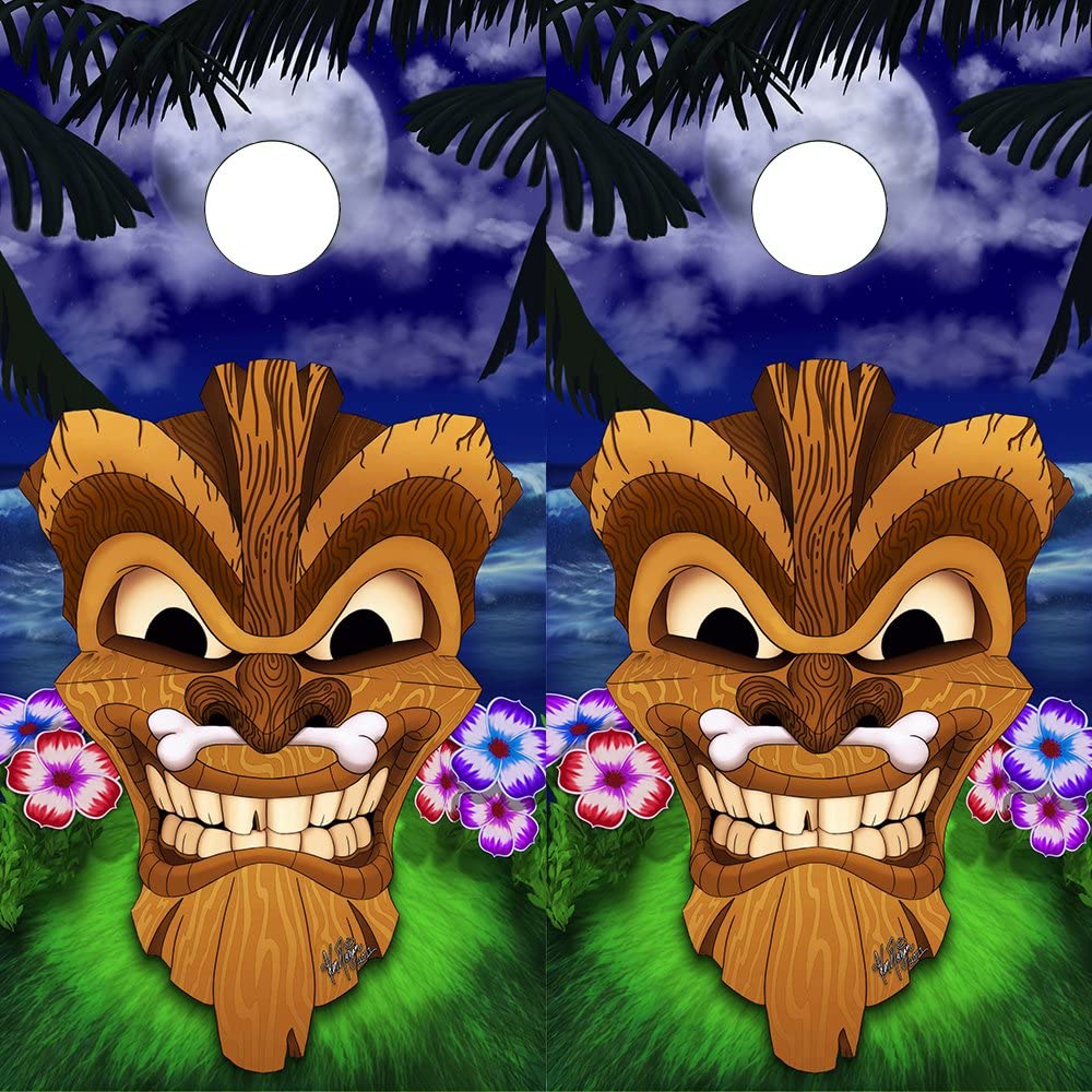 Tiki Tiki Premium Cornhole Boards Wraps, Speed Demon Wraps - Walmart.com
