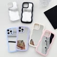 Candy Color Wavy Border Transparent Shockproof Phone Case for iPhone 14 ...