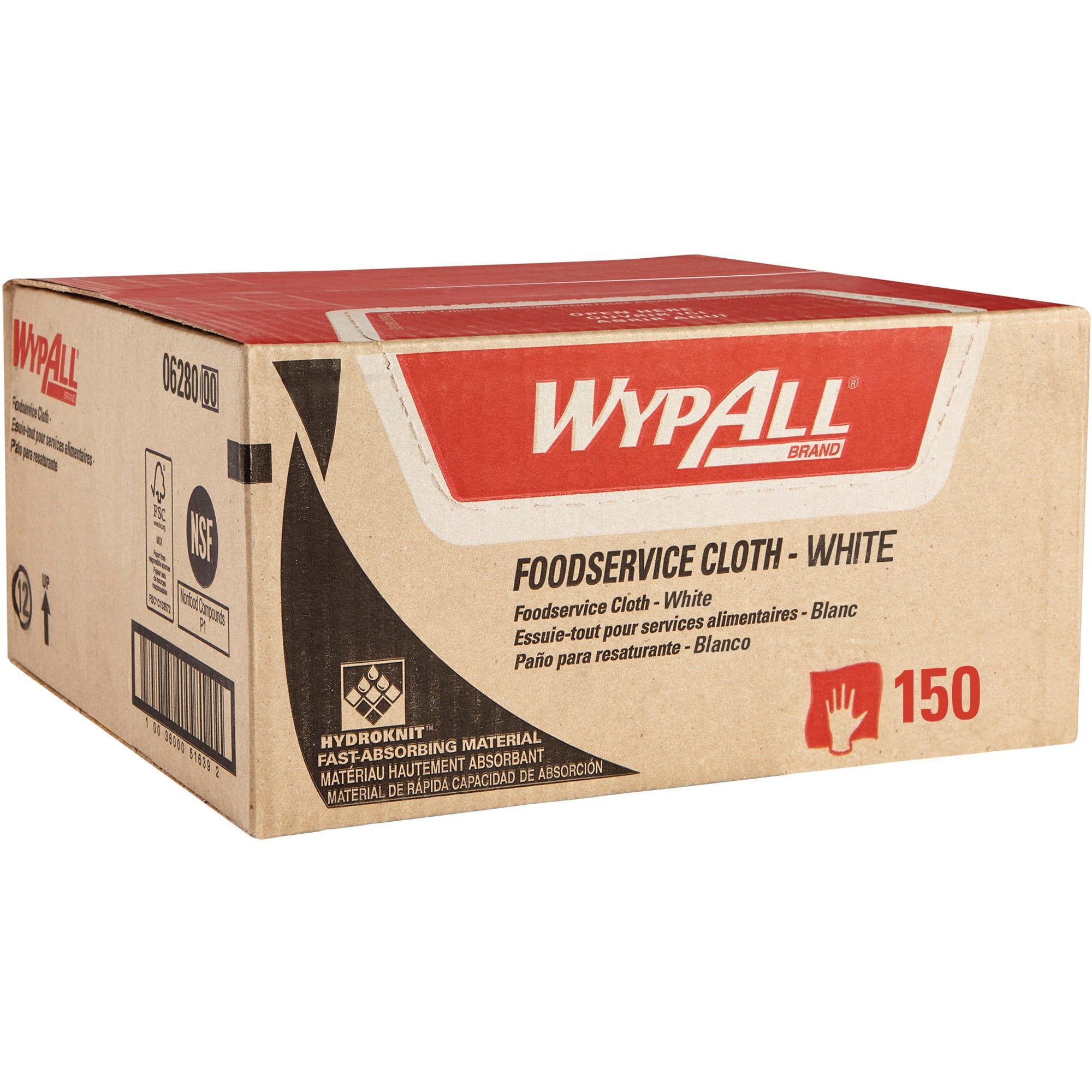 Wypall X80 Foodservice Towels (06280) Extended Use Cloths with Anti ...