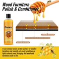 Beeswax Wood Polish 100ml Natural Furniture Cleaner Non Greasy Restorer ...