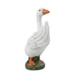 Porch Goose Statue, Large Resin Garden Goose with Realistic Cement ...