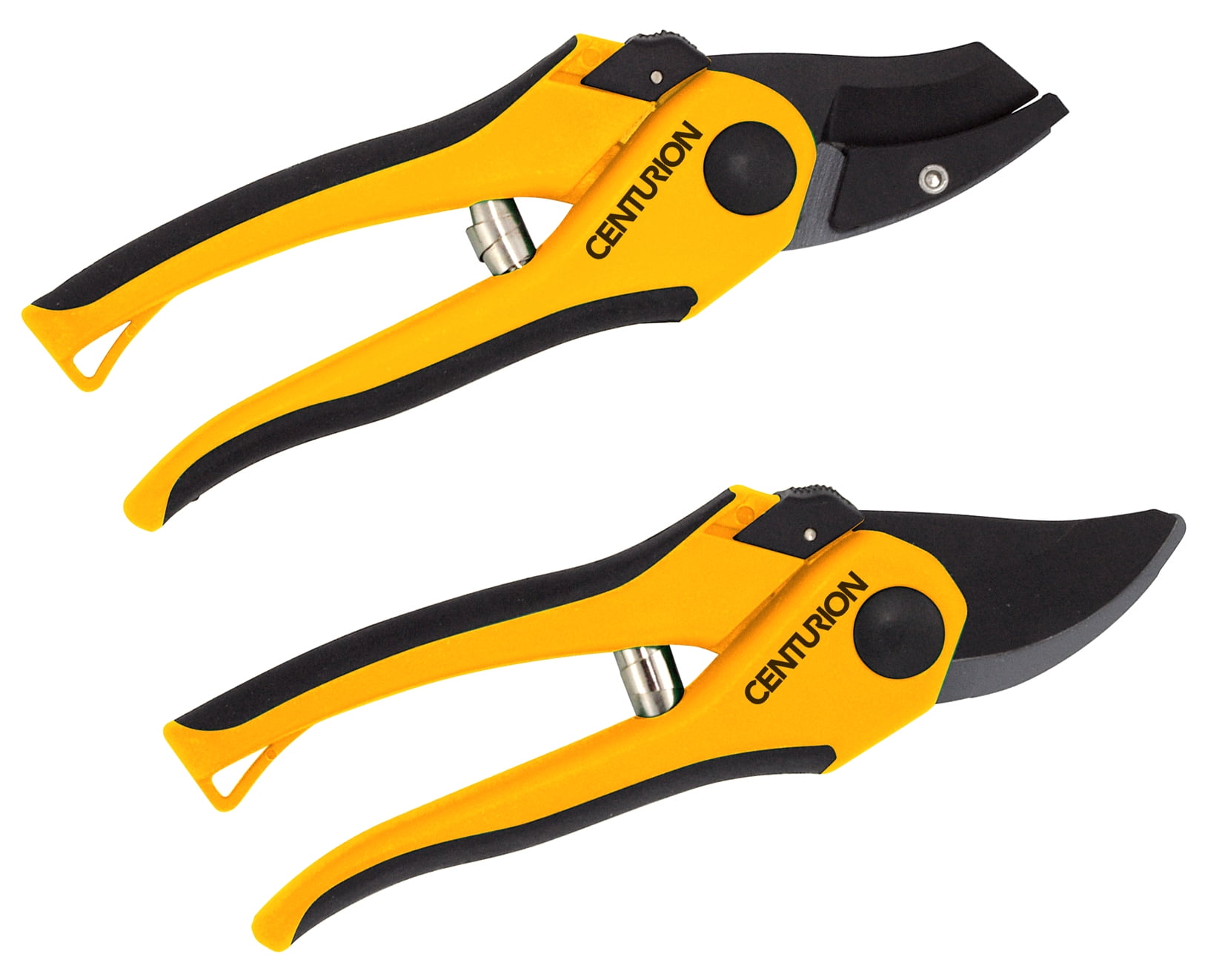 Centurion 199 5/8" Steel Blade Bypass & Anvil Pruner 2 Piece Set ...