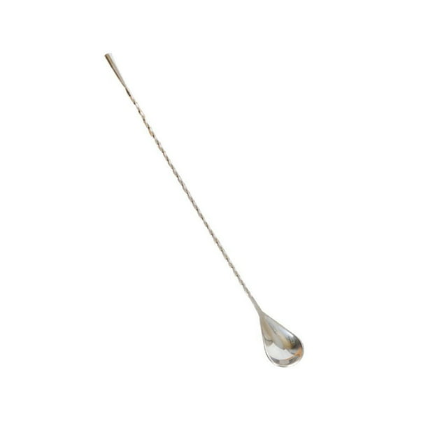 Long Handle Spoon Stainless Steel Spoon Iced Tea Mixing Ice Milkshake ...