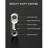 BLUEWING Heavy Duty Swivel 10pcs Brass Fishing Swivel Saltwater Fishing ...