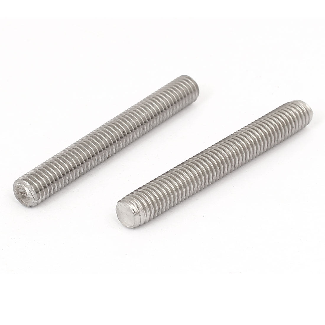 M8 x 60mm 1.25mm Pitch 304 Stainless Steel Fully Threaded Rods ...