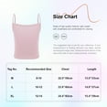 Jowowha Kids Girls Ribbed Spaghetti Straps Crop Tank Top Solid Color ...