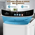 Qhomic Compact Portable Washer, 13.6 lbs, Wash & Spin-Dry Combo, Timer ...
